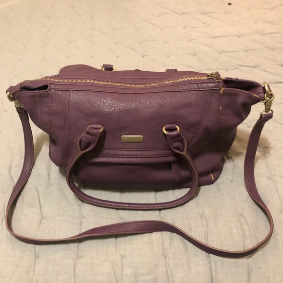 Jessica Simpson | Bags | Jessica Simpson Purple Leather Purse | Poshmark